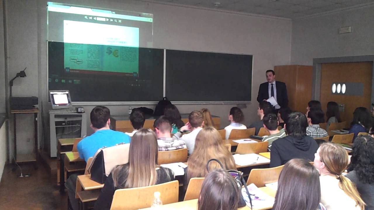 My first Forex lecture at the Faculty of Economics, University of ...