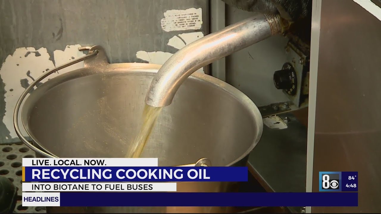 How recycled cooking oil can be used beyond the kitchen - YouTube