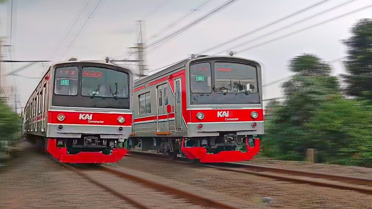 KRL Bogor lin JR 205 - TM 6000 - CRRC - YouTube