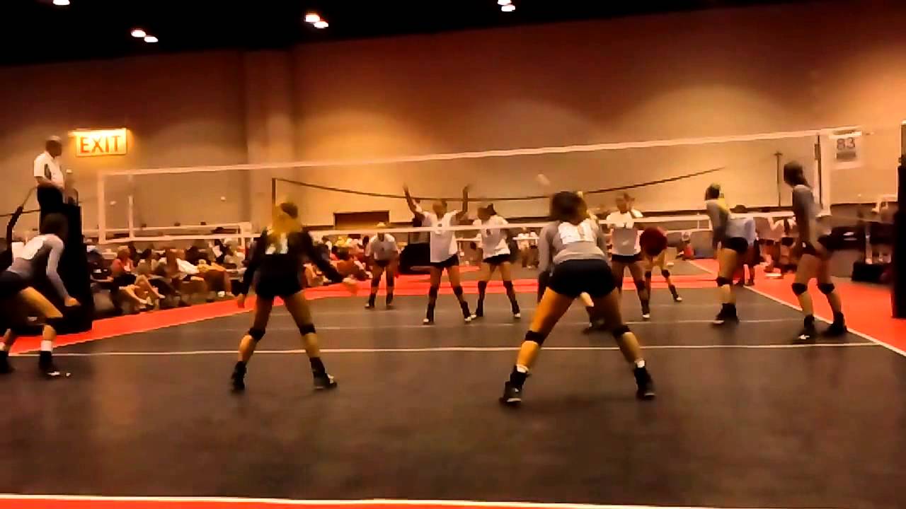 Kristyn Arvizo #21 Gray Silver State Volleyball AAU - YouTube