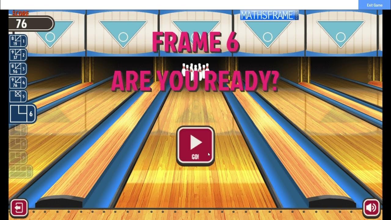 Super Maths Bowling Multiplication Mathsframe. - YouTube