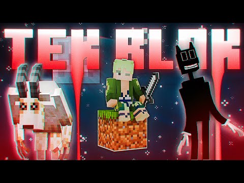 Minecraft'ı Korkunç TEK BLOK Üzerinde Oynamak...