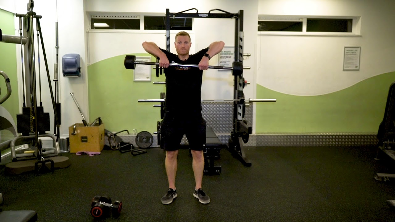 Barbell Upright Row - YouTube