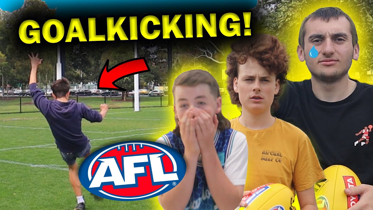 EPIC Mini AFL Goal Kicking Challenge | Weekly Vlog 73 - YouTube