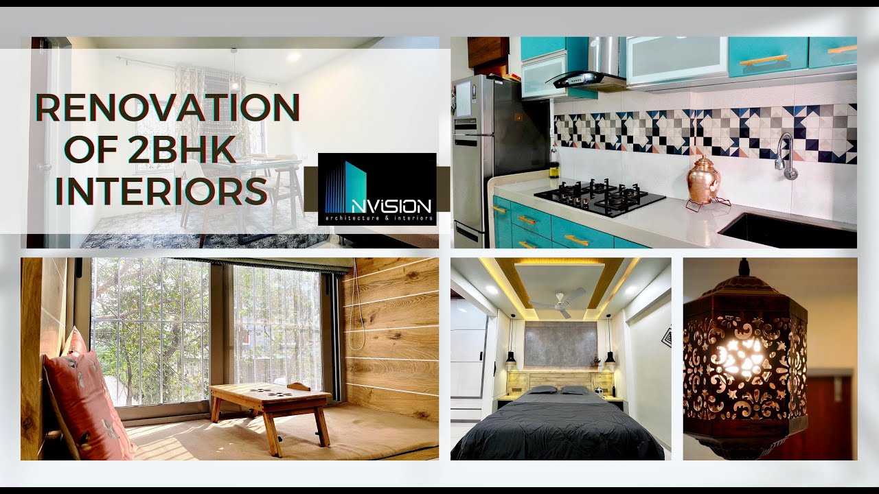 RENOVATION OF 2BHK INTERIORS BY NVISION ! - YouTube