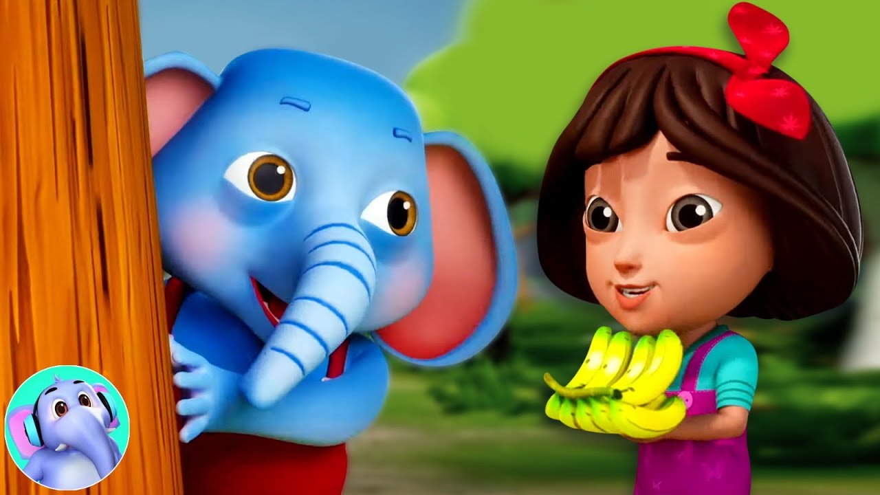 Hathi Pyare Sathi, हाथी प्यारे साथी, Hindi Cartoon Rhymes and Elephant ...