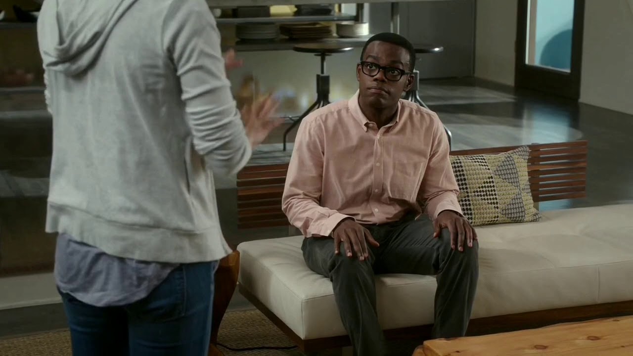eleanor confesses to chidi - the good place - YouTube
