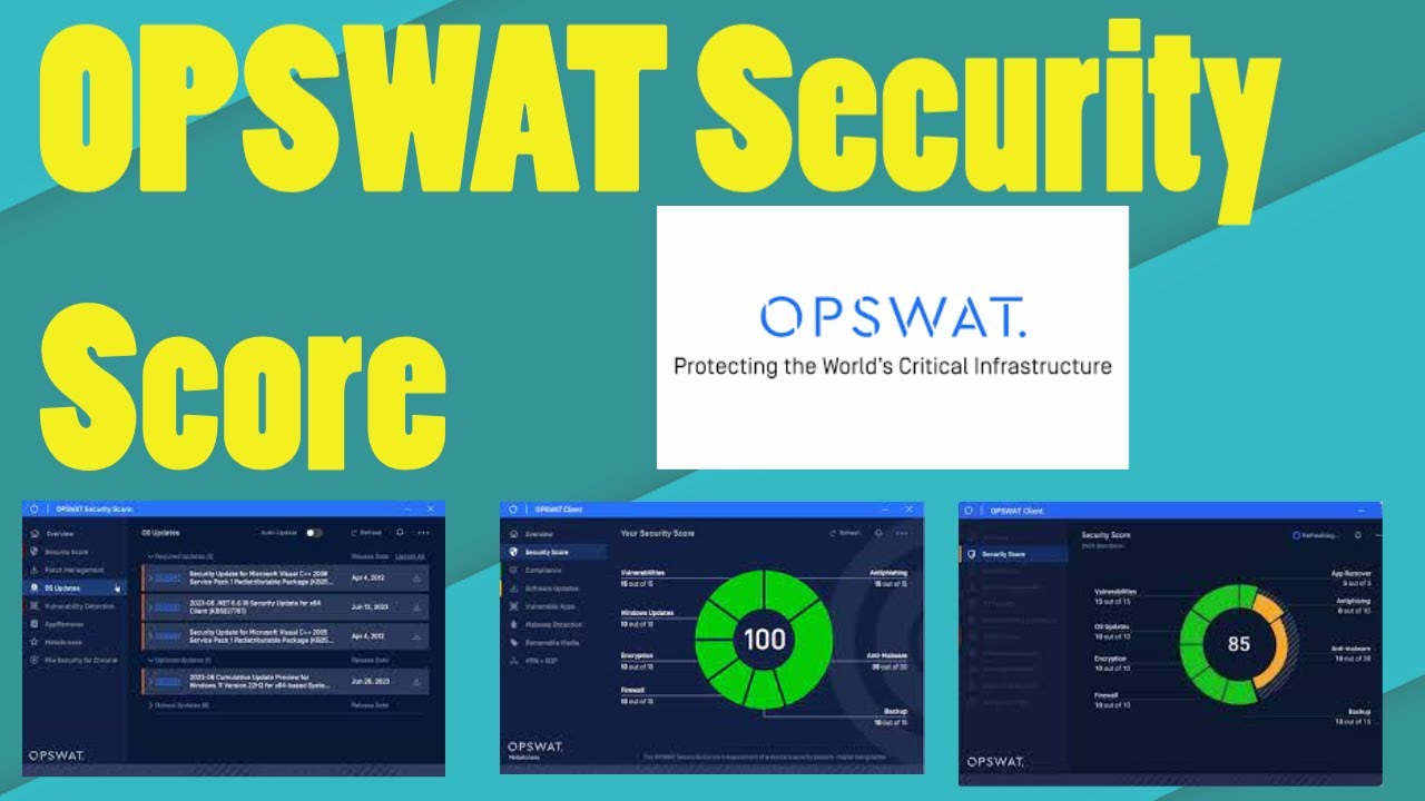 Check Your PC's Security with OPSWAT Security Score - YouTube