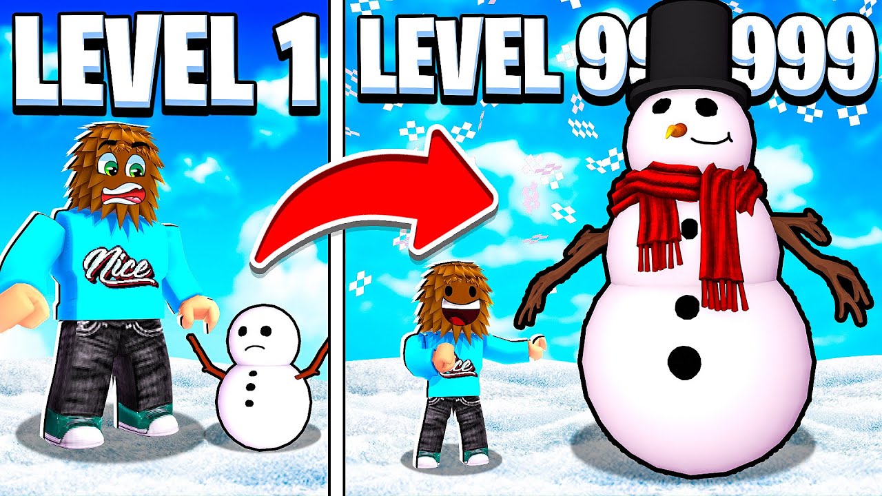 Making The STRONGEST Snowman in Roblox - YouTube