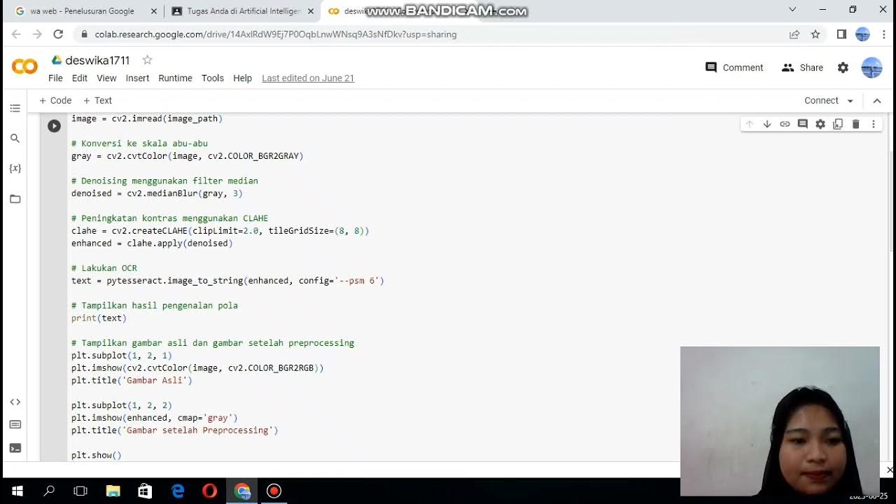 Pengenalan Pola dengan penerapan Classification-Histogram Equalization ...
