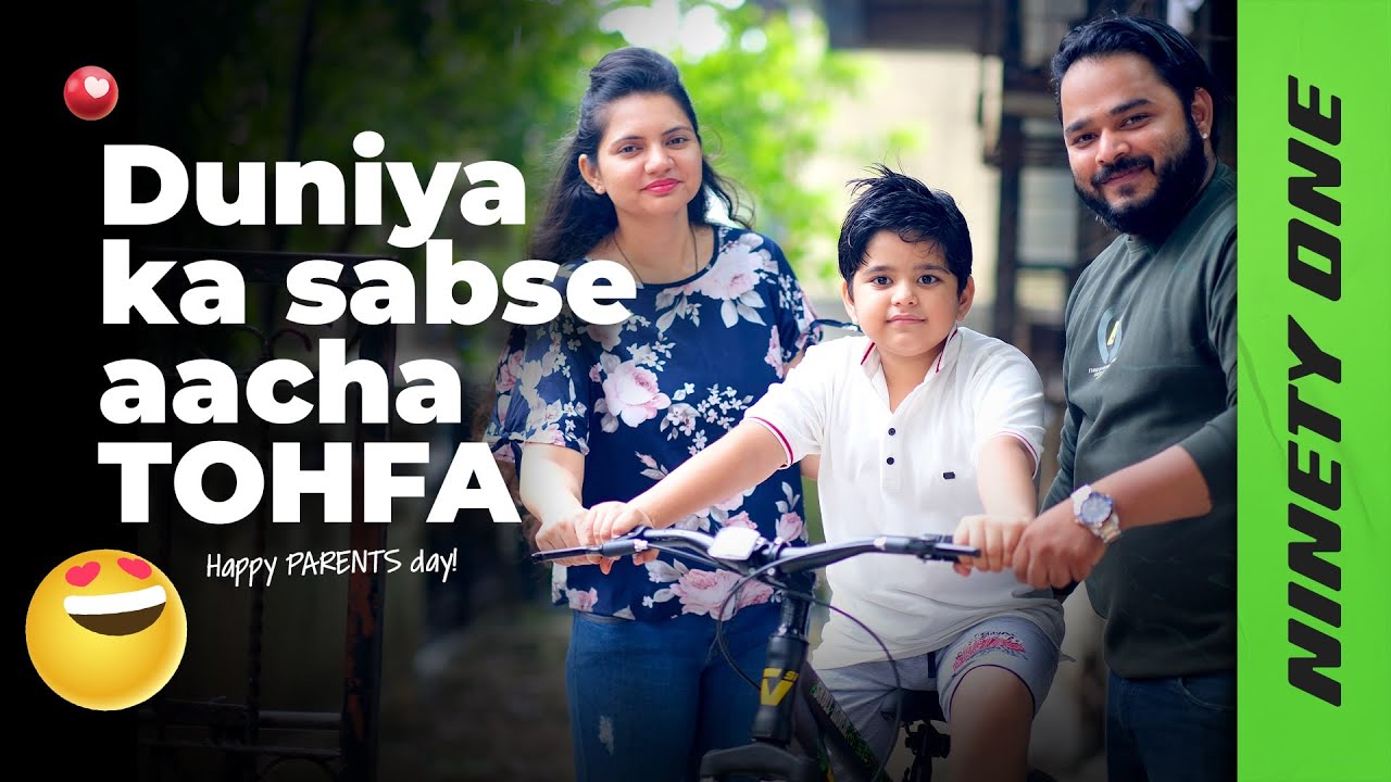 Mom & Dad Gift their Child a Cycle for PARENTS' DAY | @Outdoors91in ...