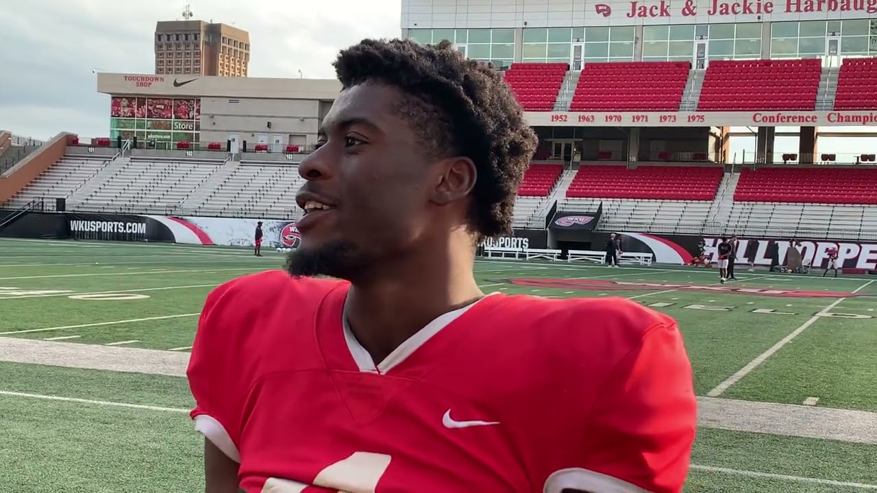 WKU FB WR Michael Mathison - 3-29-22 - YouTube