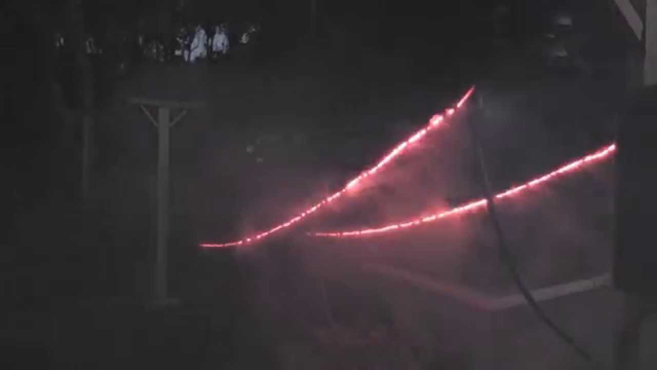 Red Hot glowing powerlines - YouTube