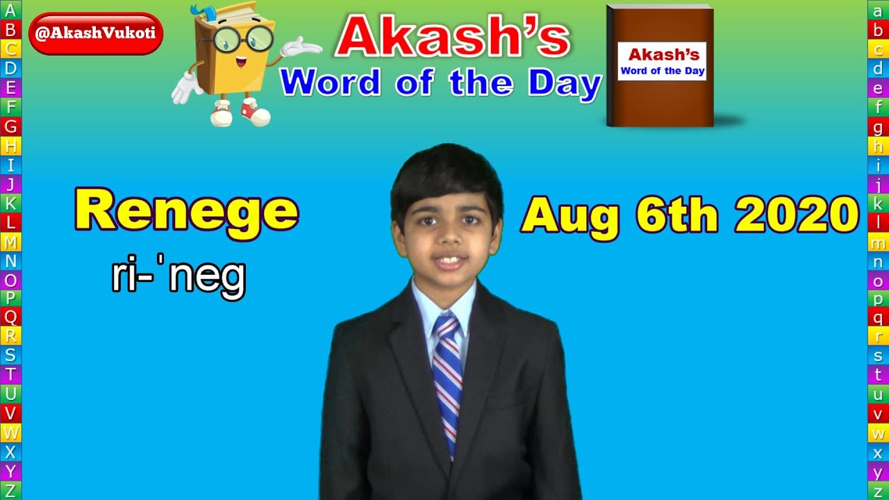 Renege Word Of The Day YouTube renege-word-of-the-day-youtube