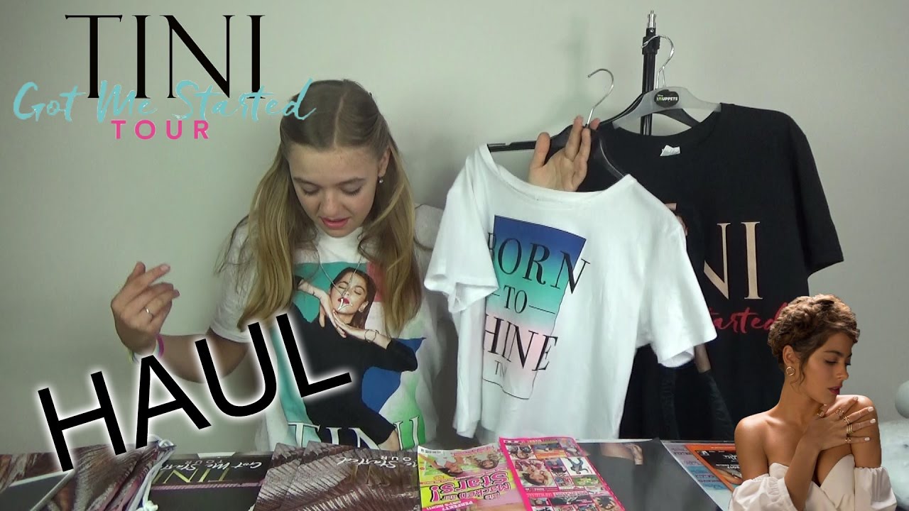 HAUL TINI MERCH - Tini Got me started tour + VIP merch - YouTube