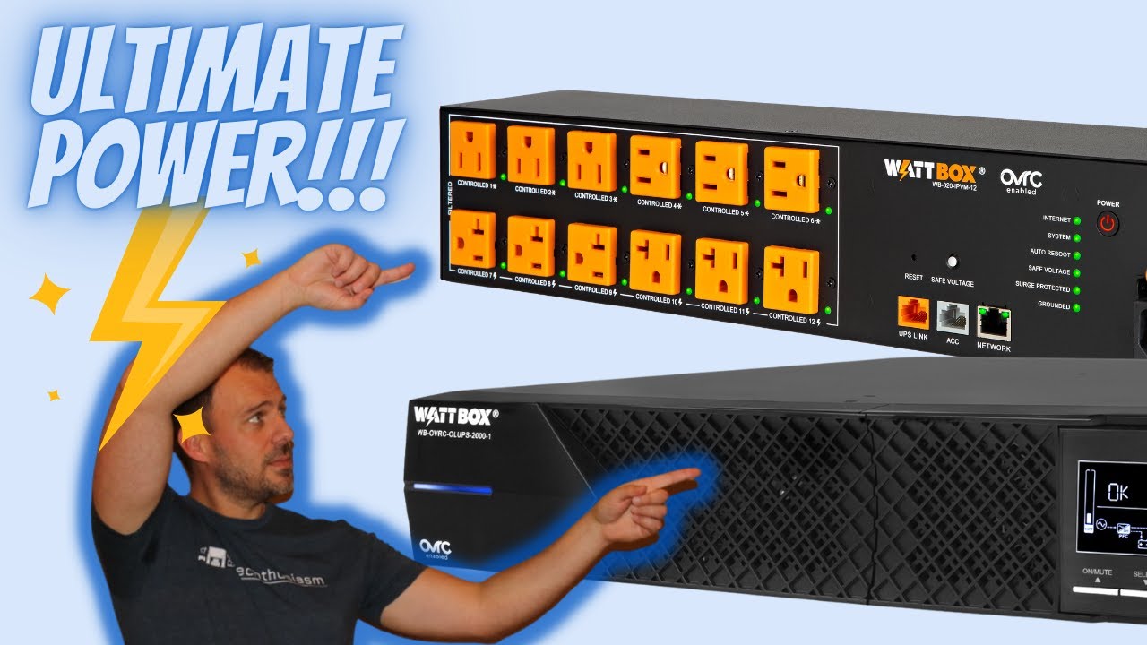 Ultimate Power with WattBox 820 & 2000VA Double Conversion UPS - YouTube