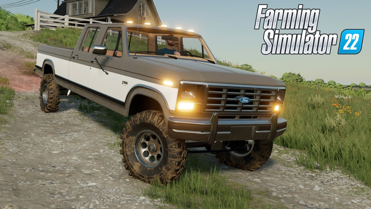 FS22 - 1986 Ford F350 - Farming Simulator 2022 American Pick Up Car Mod ...