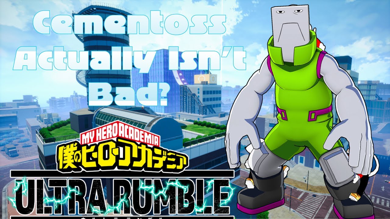 Playing Fortnite In My Hero Ultra Rumble!(Cementoss Is Actually Good ...