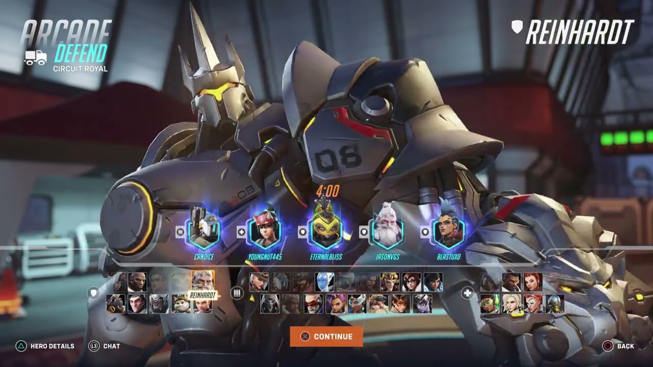 Overwatch 2 - Arcade Circuit Royale Map: My Reinhardt 14 Player ...