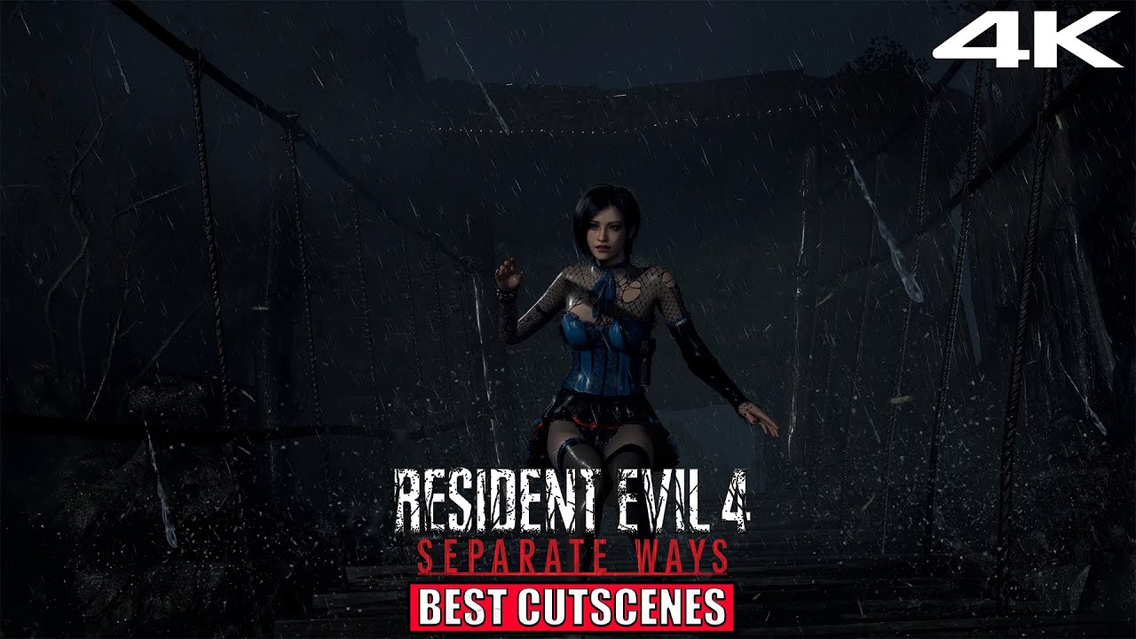 Ada Wong Gothic Princess Cutscenes RESIDENT EVIL 4 REMAKE - YouTube