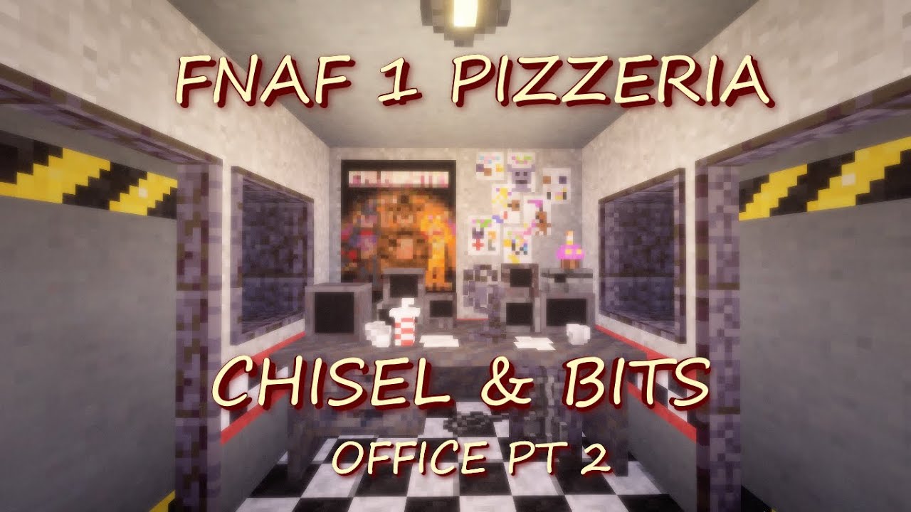 FNaF Minecraft Chisels & Bits Build - Office Pt. 2 - YouTube