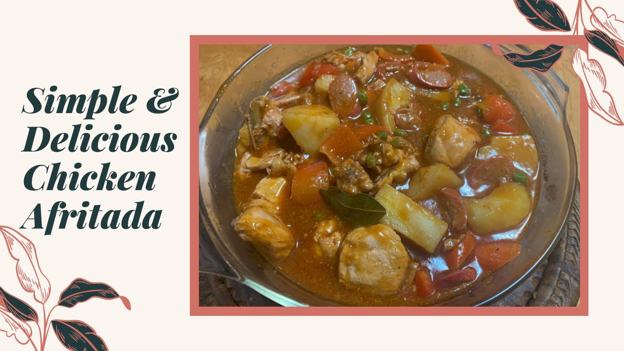 How to Cook Simple and Delicious Chicken Afritada - YouTube