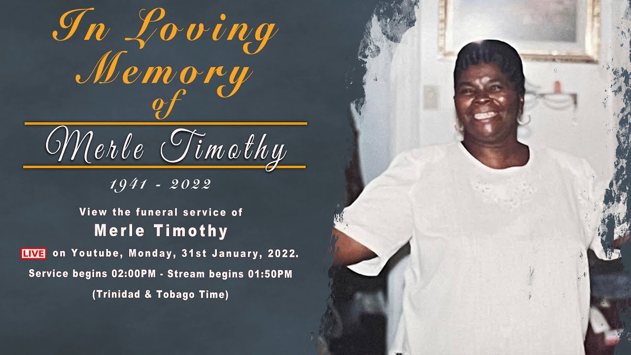In loving memory of Merle Timothy. - YouTube
