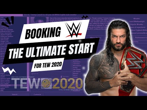 The PRO Way to BOOK WWE in TEW 2020 - YouTube