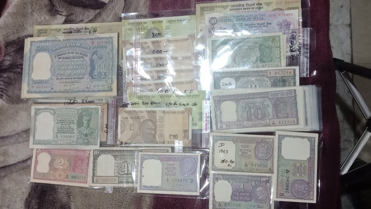 Buy Old Indian Notes Value Collection | British India Notes Value ...