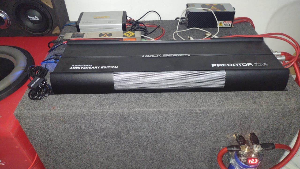 Car audio con el nuevo predator 10 k de rock series 😱😱😨 - YouTube