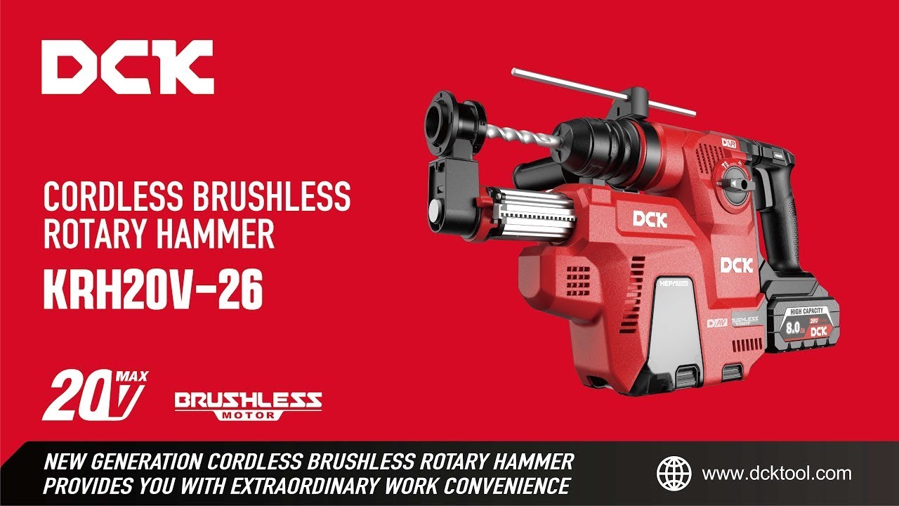 KRH20V-26, cordless brushless rotary hammer from Arabian White Horse ...