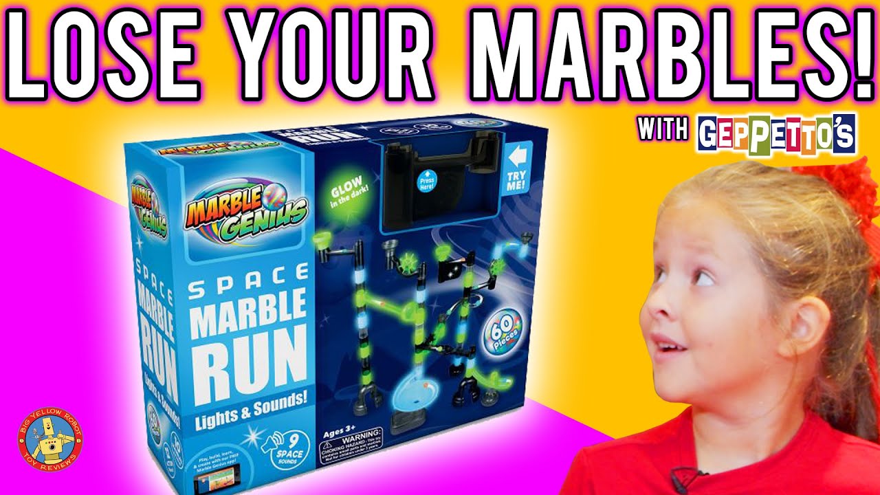Toy Review--MARBLE GENIUS--Space Marble Run - YouTube