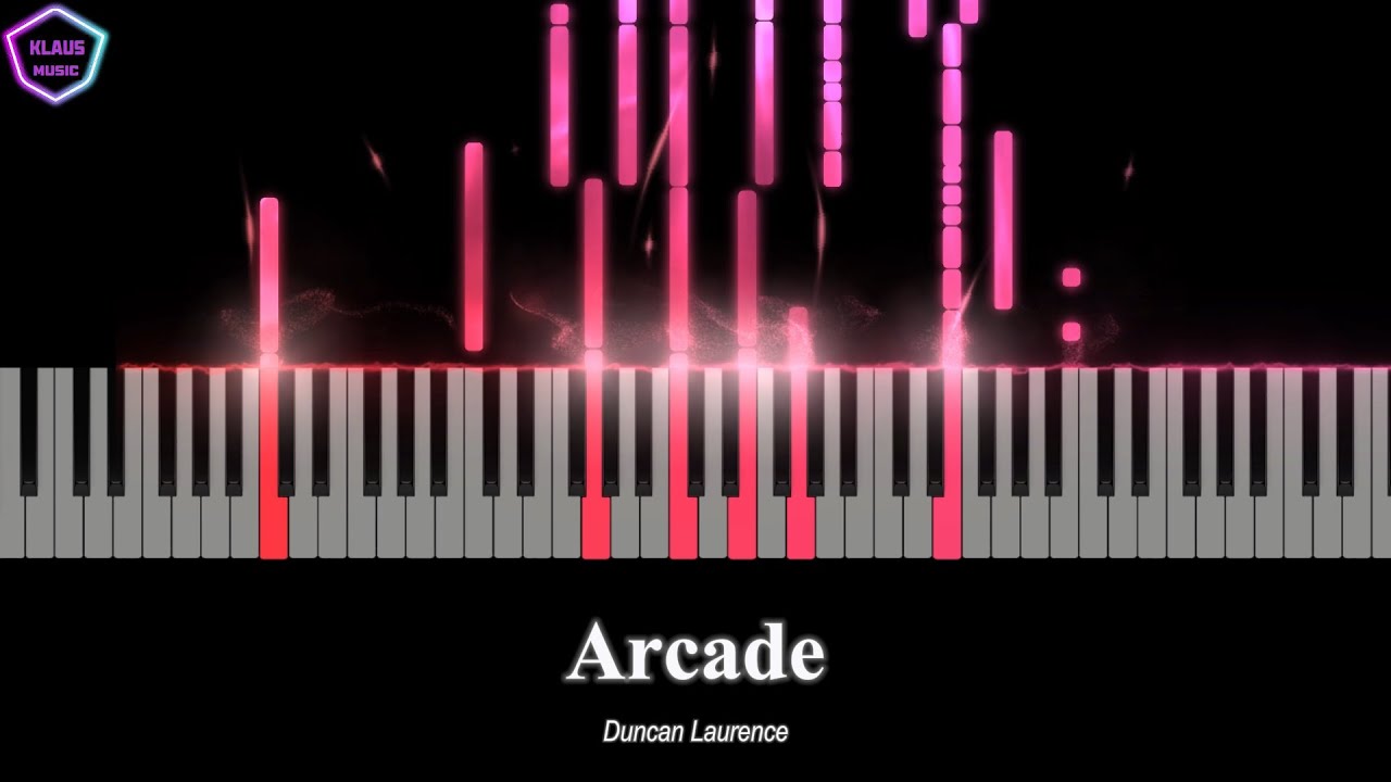 Arcade - Duncan Laurence | Piano Tutorial by Klaus Music - YouTube