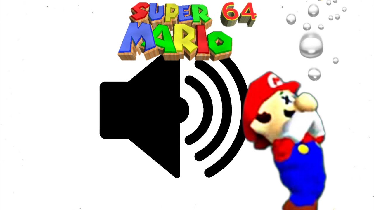 Sound Effect - Mario Drowning (Super Mario 64) - YouTube