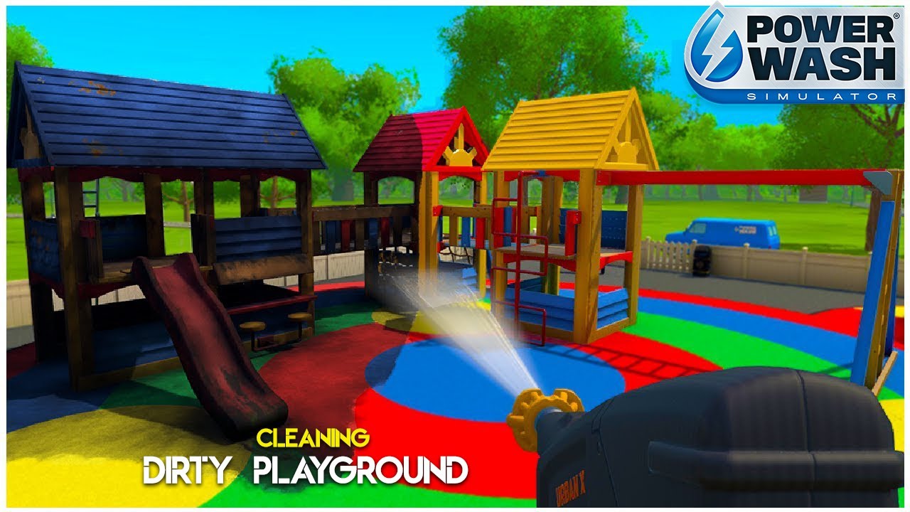 Cleaning the PLAYGROUND EVER in Power Wash Simulator - YouTube