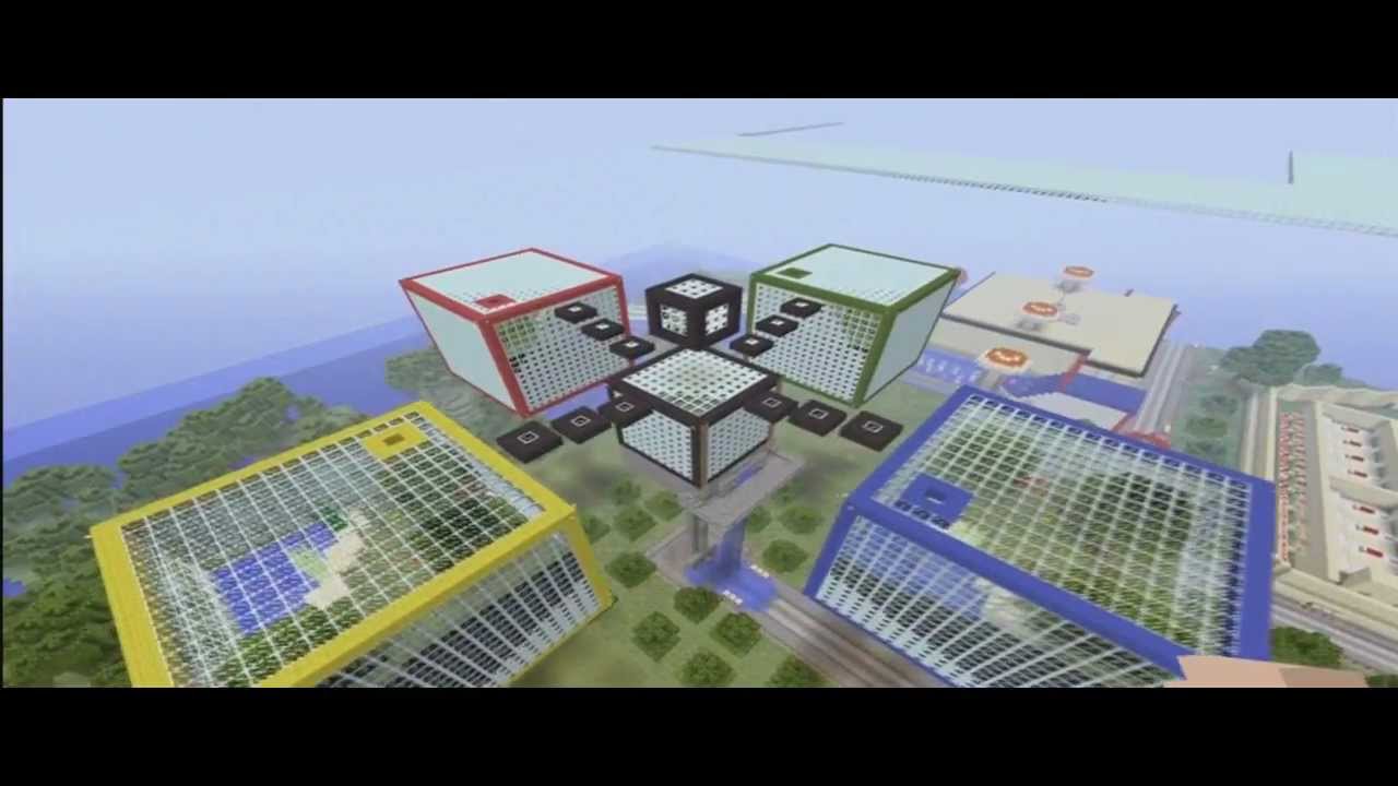 Minecraft Xbox 360 - Resbalon Los Cubos y Torre de Control | Mapas ...