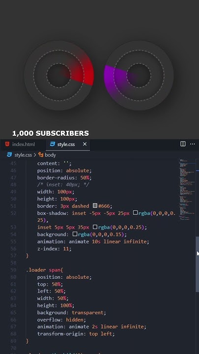 Gradient Ring Loader Css Shorts Css Youtube
