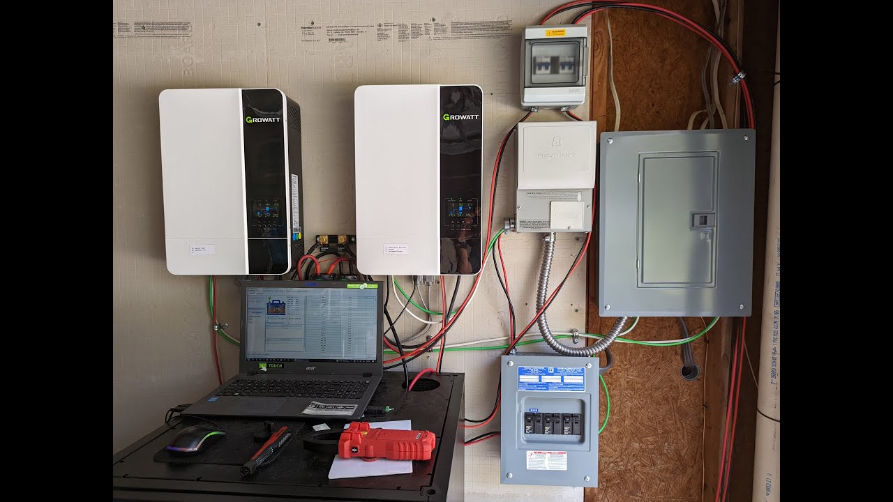 Growatt Inverter Solar System Setup - YouTube