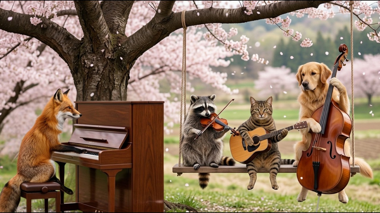 作業・勉強に最適｜桜ブランコChillhopセッション｜Animal Band｜Study & Relax 🌸 - YouTube