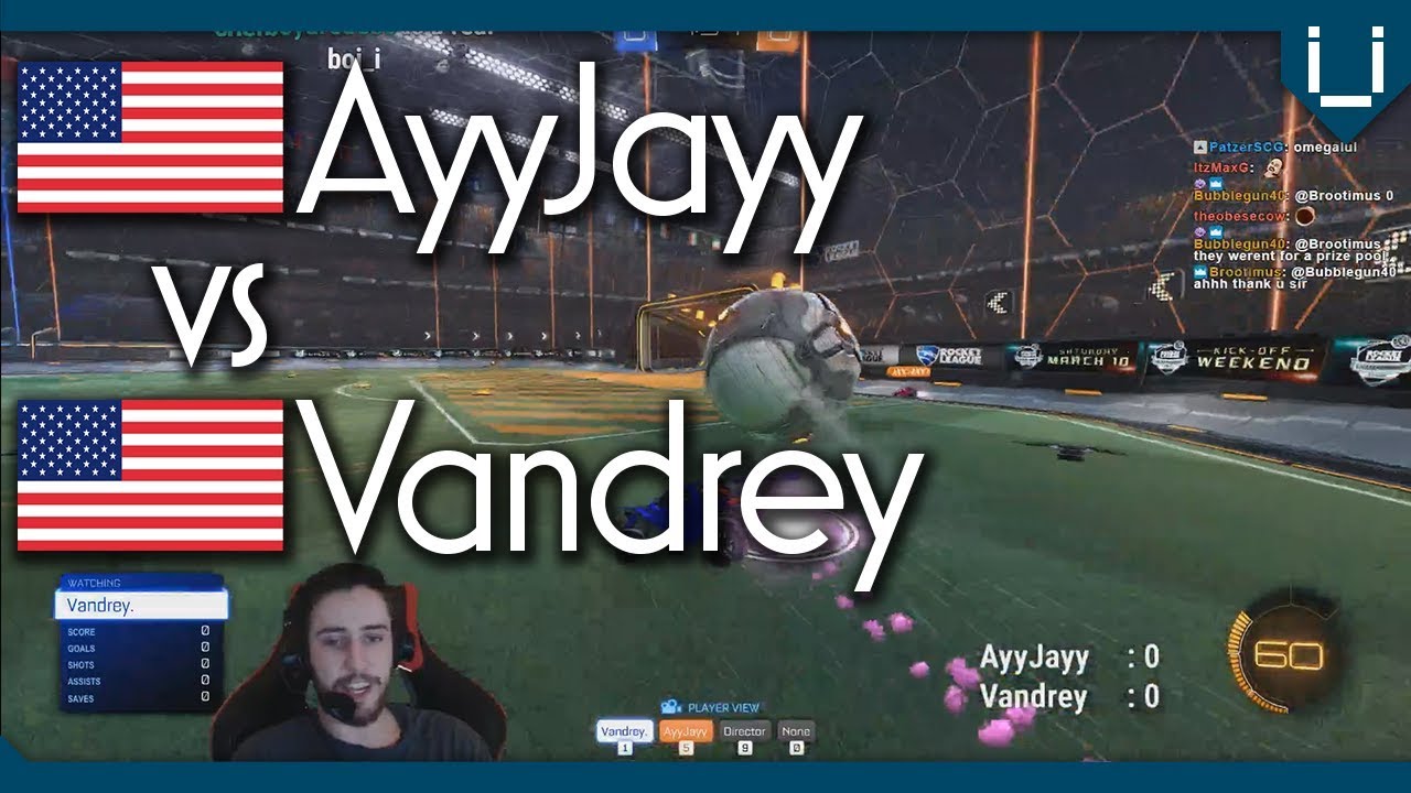 AyyJayy Going For His 7th Win In a Row (Bo5 1v1) vs Vandrey | Rocket ...