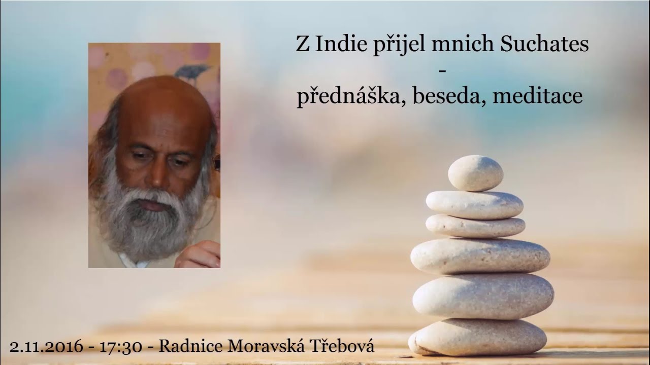 Indický MNICH SUCHATES na Radnici v Moravské Třebové - YouTube