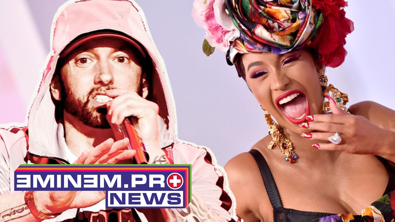 Cardi B Declares Her Love For Eminem on his Radio Station - YouTube