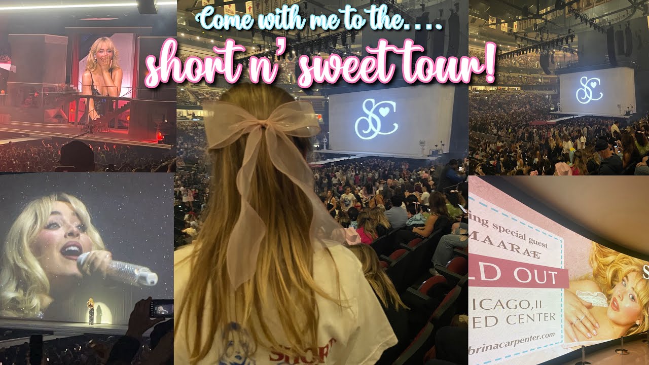 COME WITH ME TO THE SHORT N’ SWEET TOUR! | sabrina carpenter! - YouTube