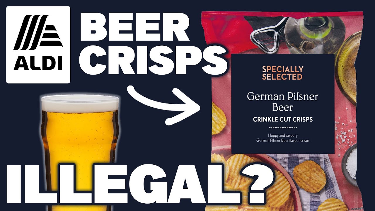 Aldi German Pilsner Beer Crisps Review (WEIRDEST CRISPS EVER) - YouTube