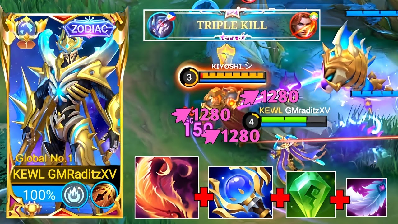 GLOBAL ZHASK SECRET TRICK TO DOMINATE TIGREAL META TANK!! ZHASK BEST 1 ...