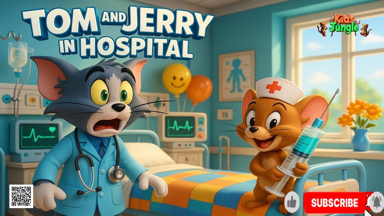 Tom and Jerry in Hospital 🏥 Funny 3D Cartoon for Kids | Kids Jungle ...