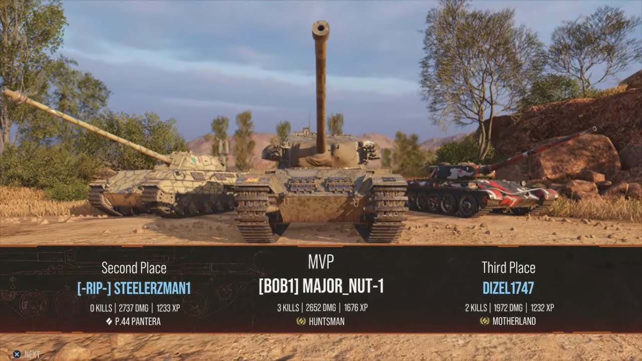 World of Tanks Huntsman Ace Tanker. Stepps - YouTube