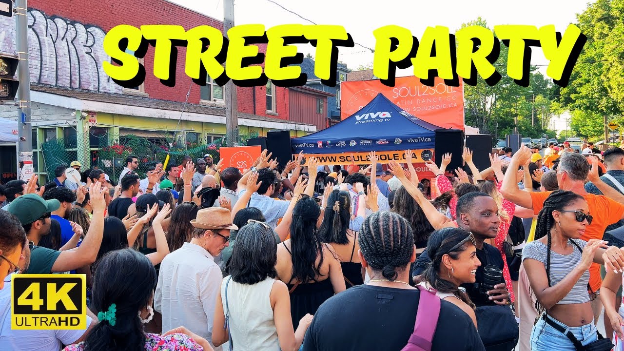 The Biggest Street Party in Toronto | 4K HDR - YouTube