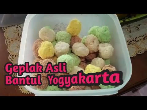 Geplak Makanan Unik Khas Bantul - YouTube