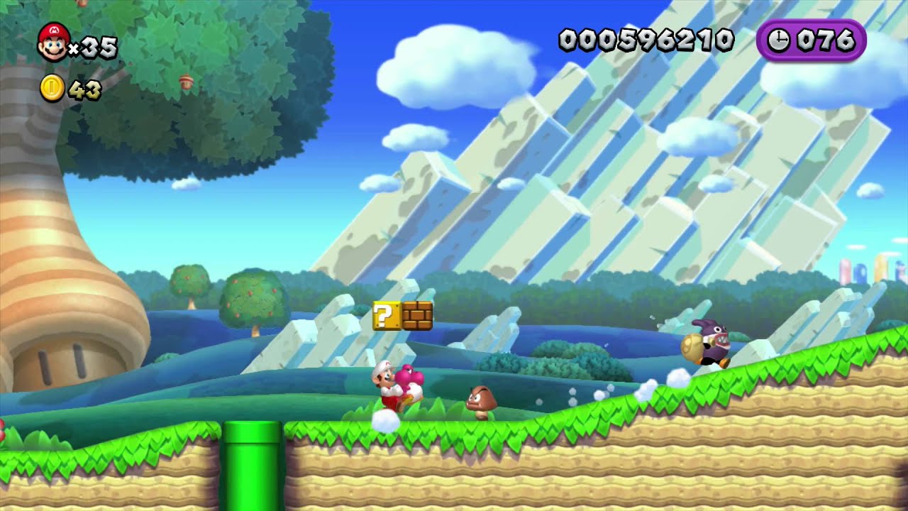 New Super Mario Bros. U Fang Mopsie Teil 1 - YouTube